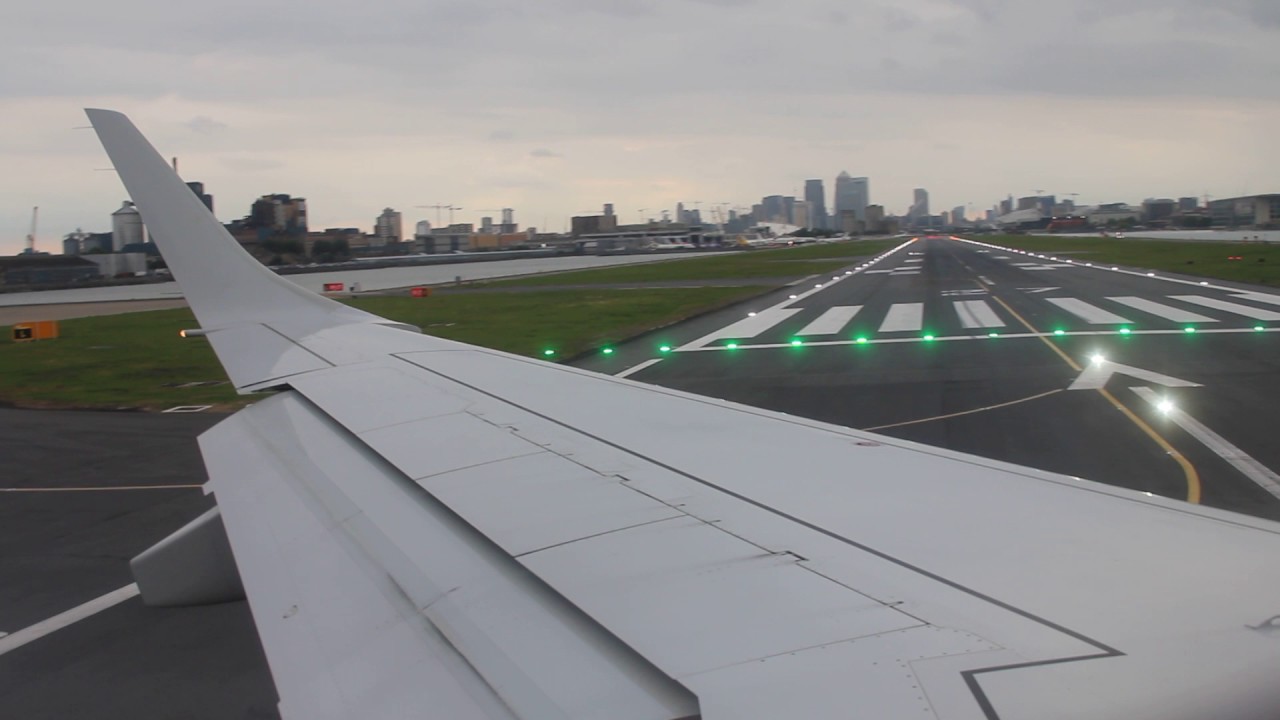 BA E190 Take Off from London City Airport - YouTube