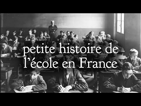 petite histoire de l'école en France