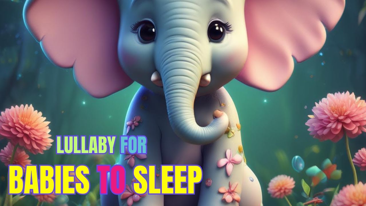Elephant Lullaby Song for Babies to Sleep 💤 - Piano Music Relaxing ...