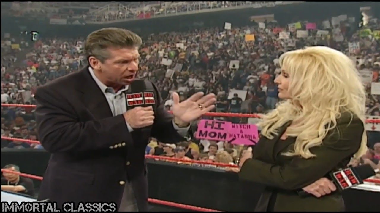 Debra Slaps Vince Mcmahonwwf Raw April 162001 Youtube