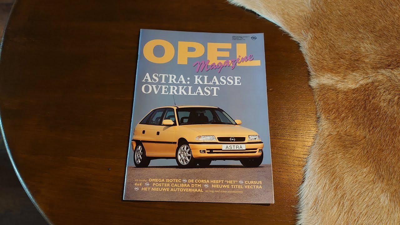 OPEL magazine:9/94 met Astra: Klasse overklast en test Astra impuls 3 ...