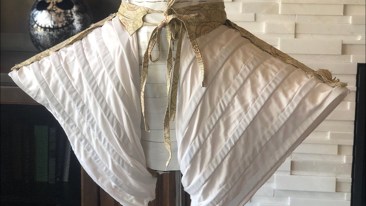 DESIGNING THE PANNIER FOR MY 17th Century Costume - YouTube