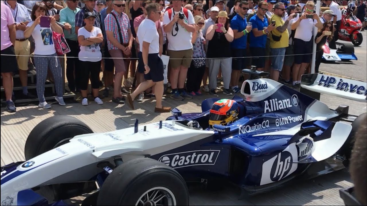 2004 BMW Williams FW26 V10 F1 Sound | Goodwood Festival of Speed 2018 # ...