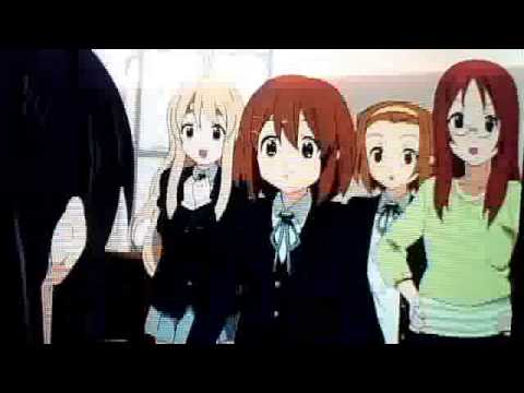 k-on azusa a cute cat - YouTube