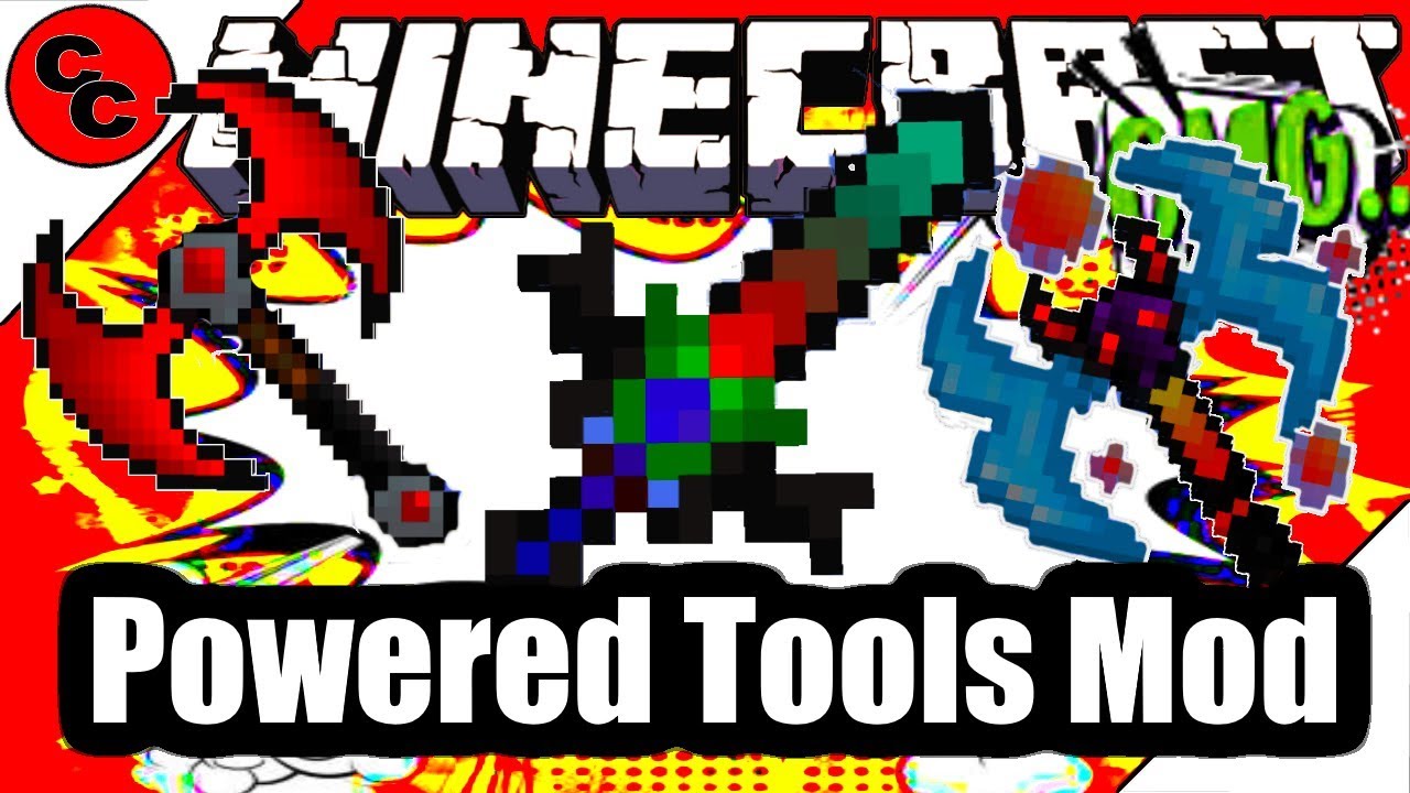 Minecraft Mod: " Powered Tools Mod - PTM 1.12.2 " - YouTube