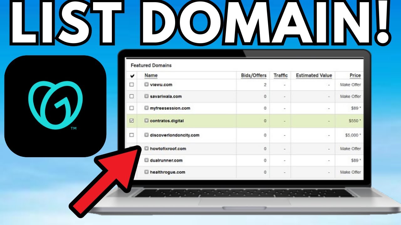 How To List Your Domain Name in GoDaddy Auction (2025 Update) - YouTube
