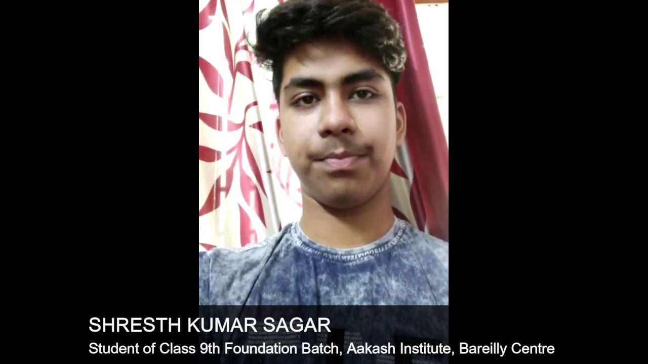 Online Learning | SHRESTH KUMAR SAGAR - BAREILLY | Aakash Institute ...