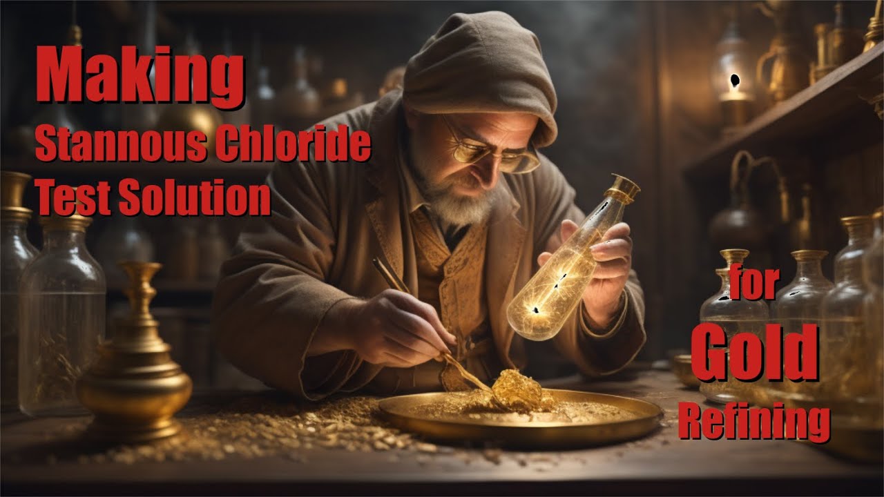 Making Stannous Chloride Test Solution for Gold Refining from Solder ...