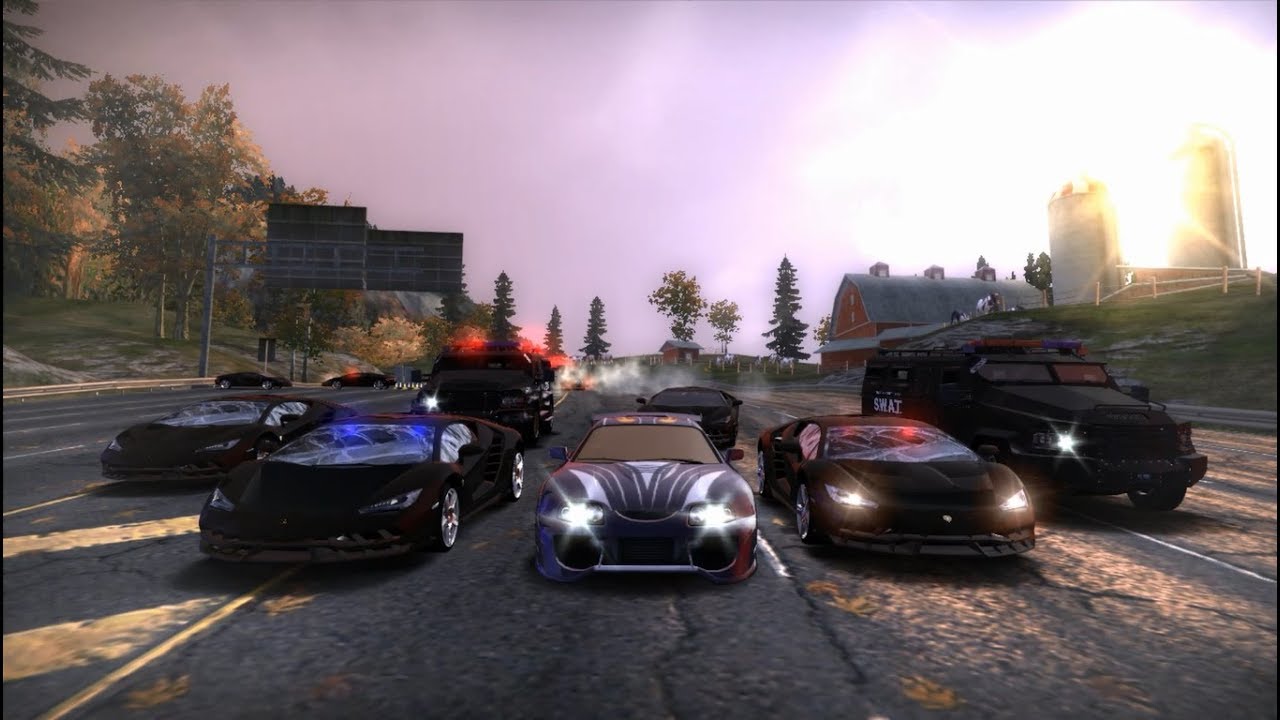 NFS MW Final Pursuit with Vic's Toyota SUPRA - YouTube