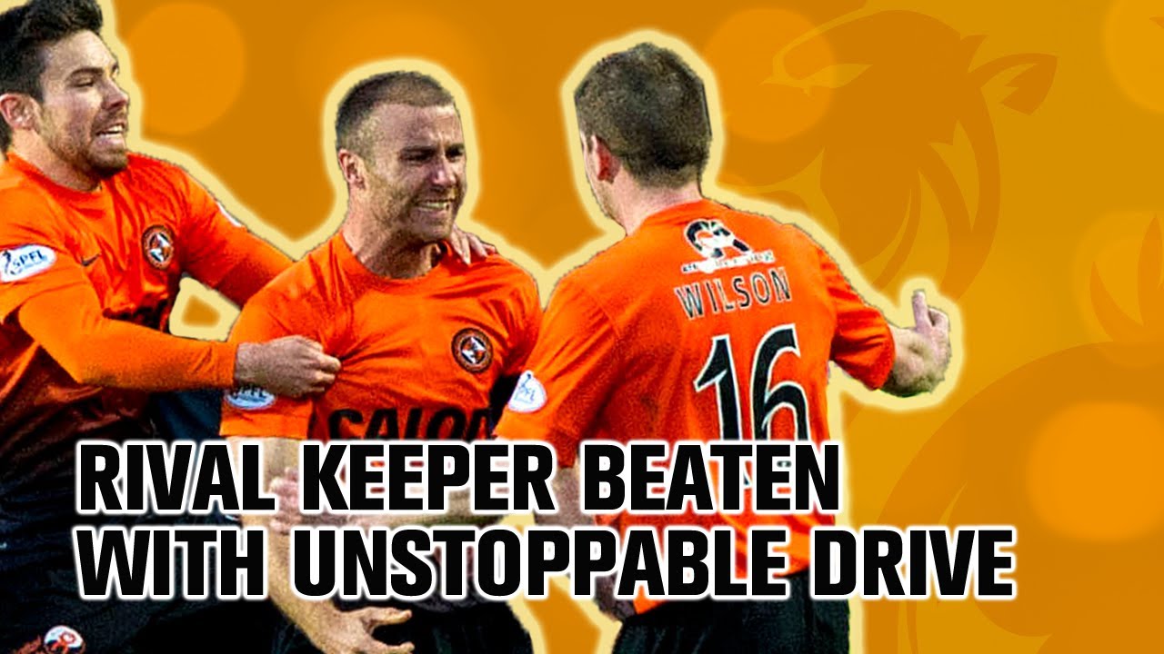 Sean Dillon scores rare goal for Dundee United - YouTube