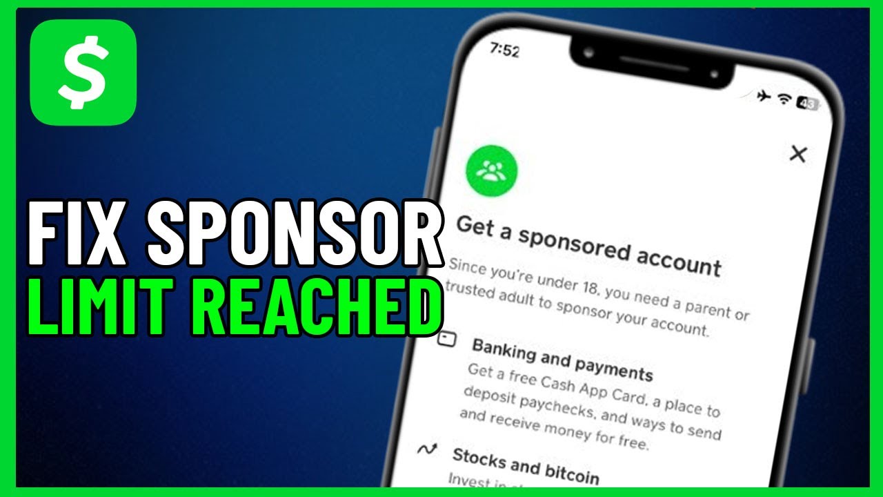 How to Fix Sponsor Request Limit Reached on Cash App | Full Guide (2024 ...