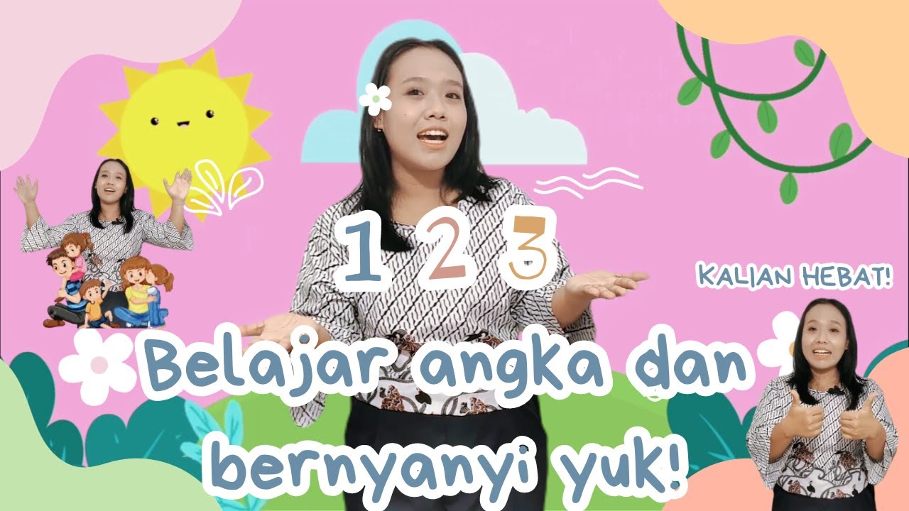 BELAJAR ANGKA 1-10 | MENGENAL ANGKA | LAGU ANAK | SATU SATU AKU SAYANG ...