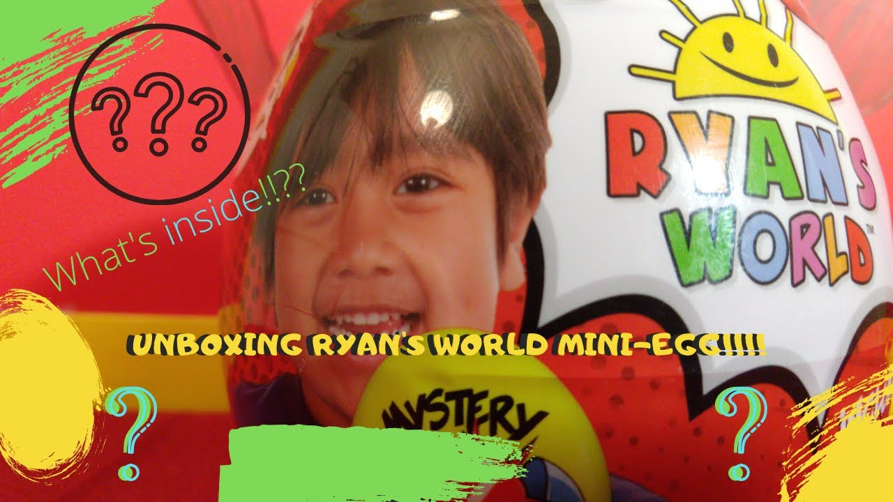 Toys Review Ryan's World Toys Unboxing Ryan's world Mini Egg toy with ...