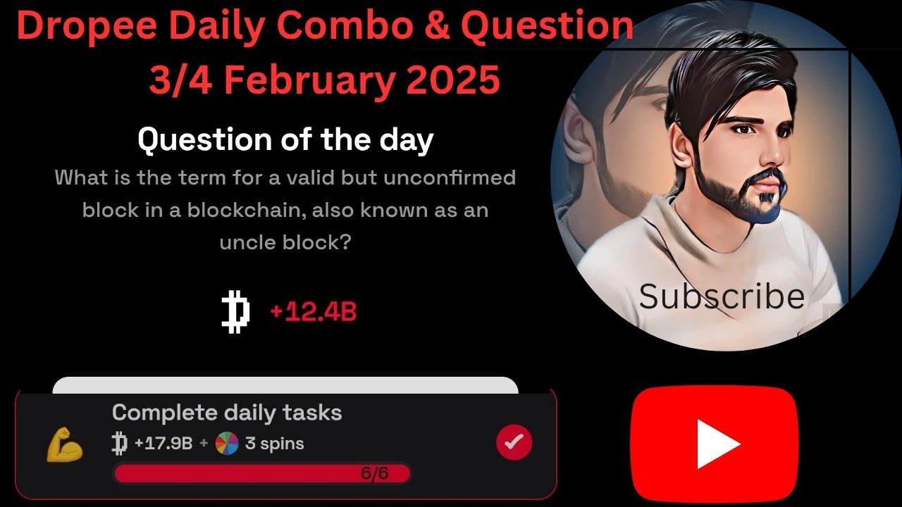 What is the term for a valid but unconfirmed block in a blockchain, also known as an uncle block ...