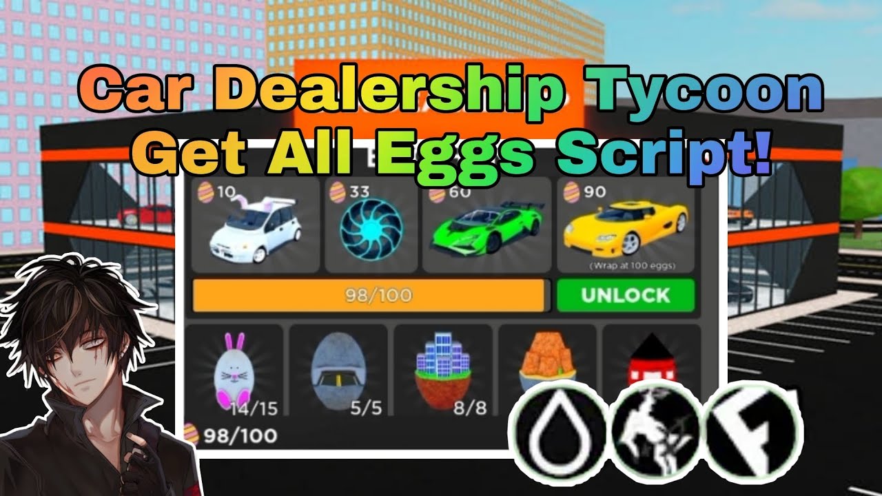 *NEW* Car Dealership Tycoon *Get All Eggs* Script | Fluxus • Hydrogen ...