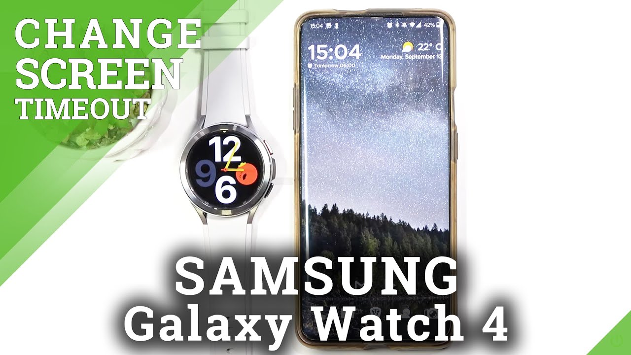 How to Change Screen Timeout on SAMSUNG Galaxy Watch 4 – Adjust Display ...