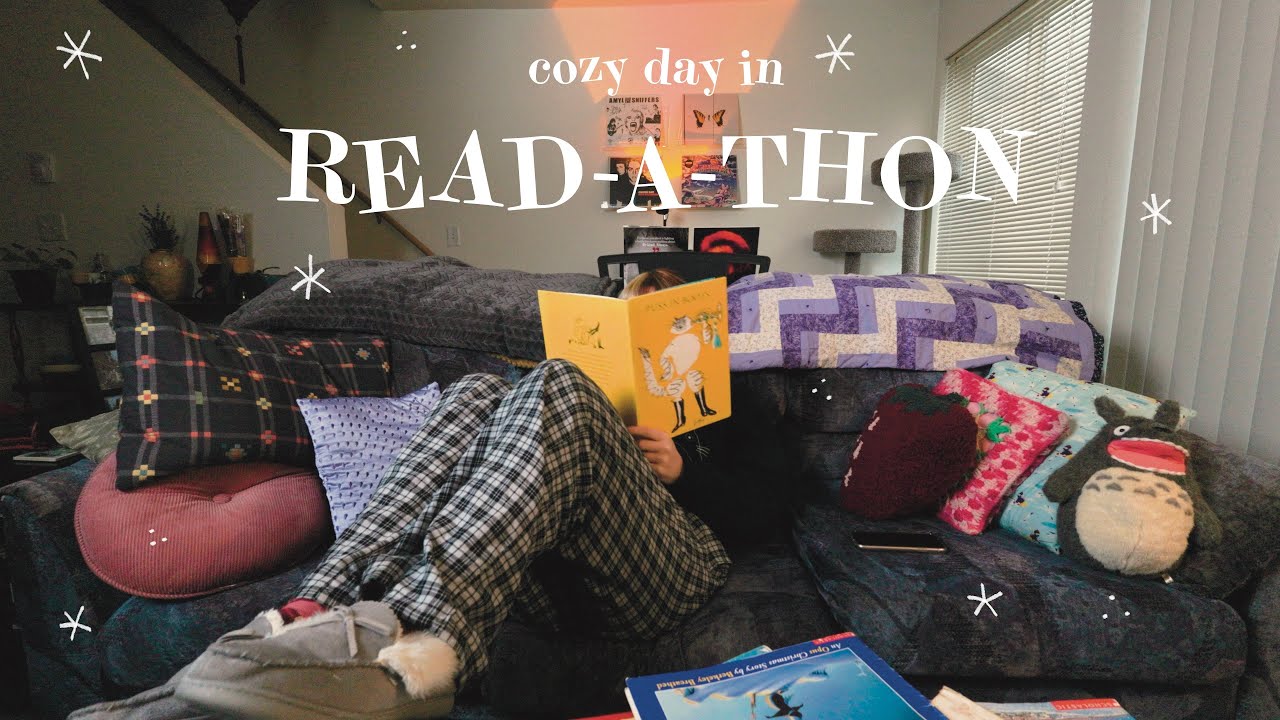 read with me! // cozy day in - YouTube