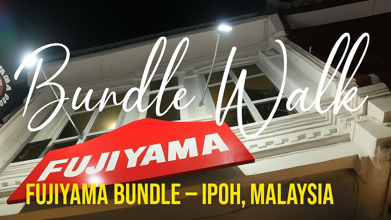 Inside Fujiyama Bundle, Ipoh 🇲🇾 | Vintage Jackets, Denim & Retro Vibes | ASMR Walk - YouTube