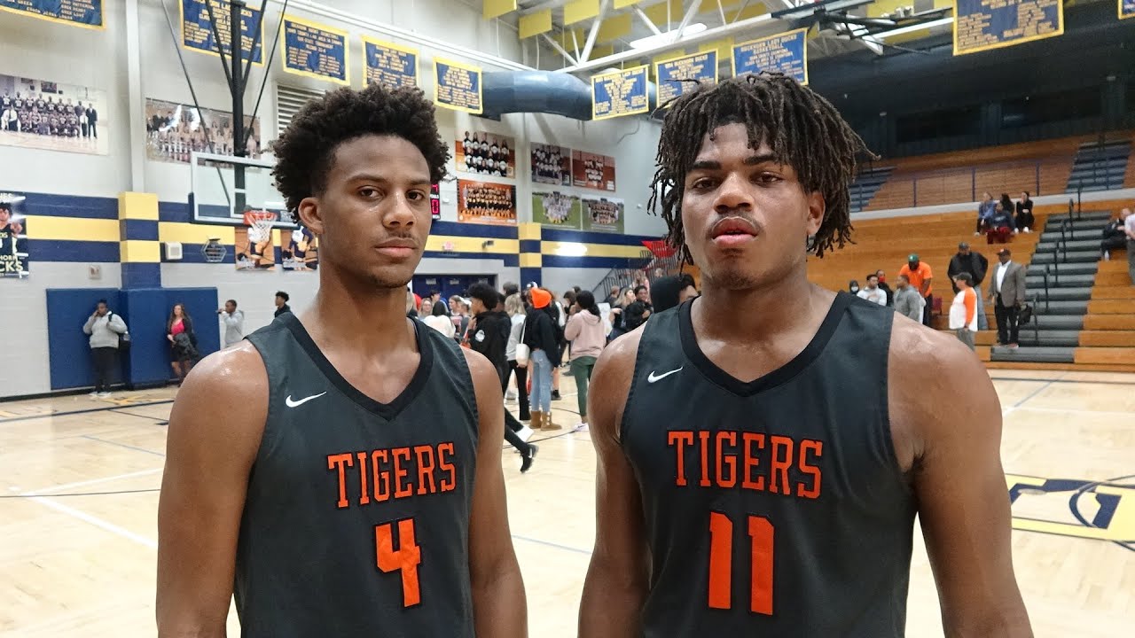 Efrem Johnson, RJ Johnson pace Grissom past Buckhorn 64-42 - YouTube