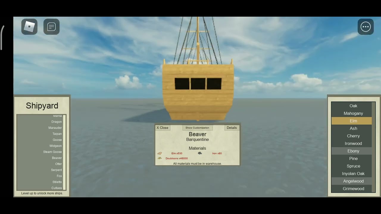[Roblox Tradelands] Best Trade Ship In Level 1-10 - YouTube