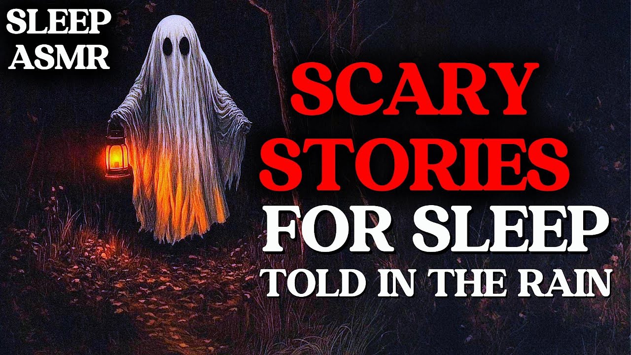 Fall Asleep to Scary Stories | Rain Sounds for Sleep | Black Screen ...