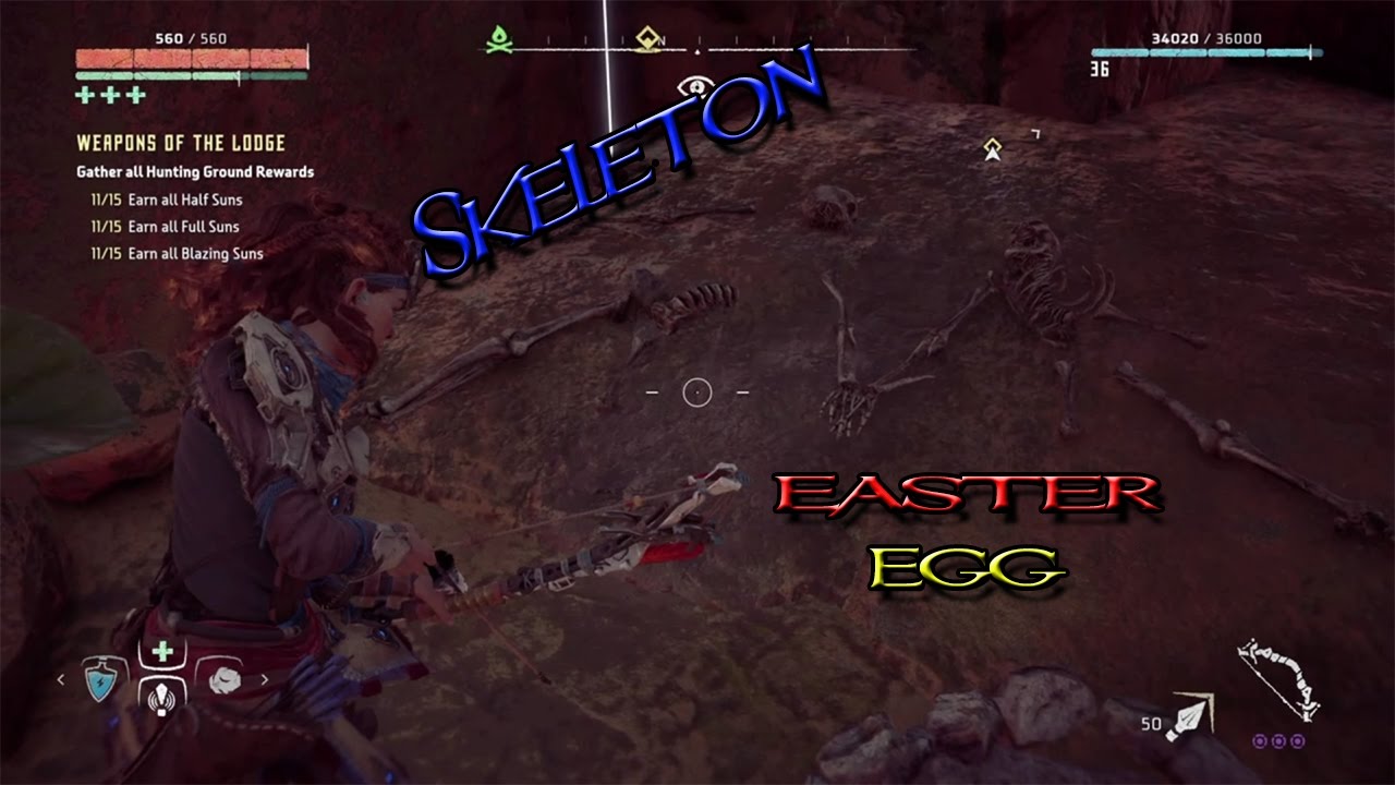 Horizon Zero Dawn - *NEW SKELETON EATSER EGG* - YouTube