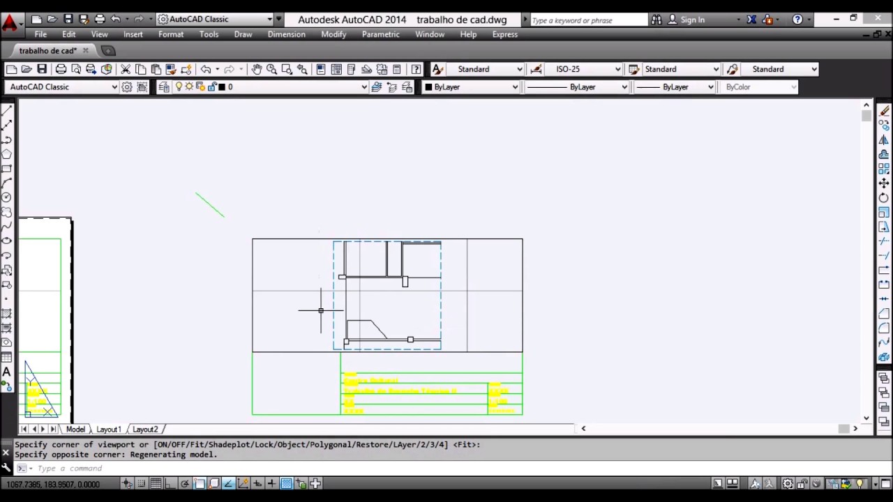 Como Criar Viewport Redonda No Autocad - Dibujos Cute Para Imprimir
