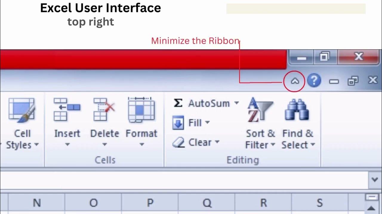 Excel Tutorial for Beginners | excel user interface elements | 2023 - YouTube