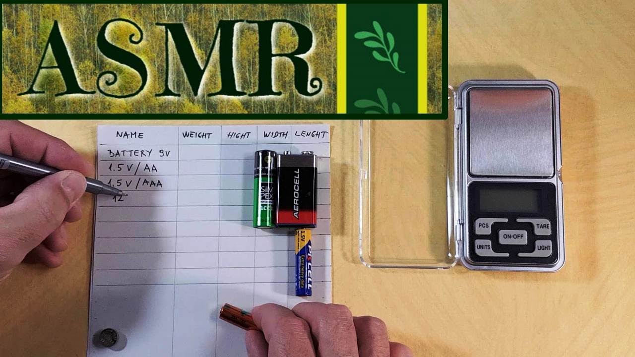ASMR - Measuring Size and Weight - YouTube