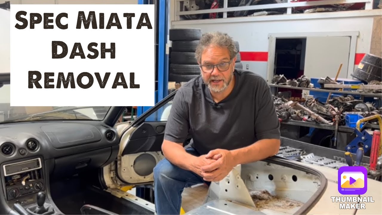 PT17 How To Build A Spec Miata Dash Removal pt1. Autocross, MX5, Track ...