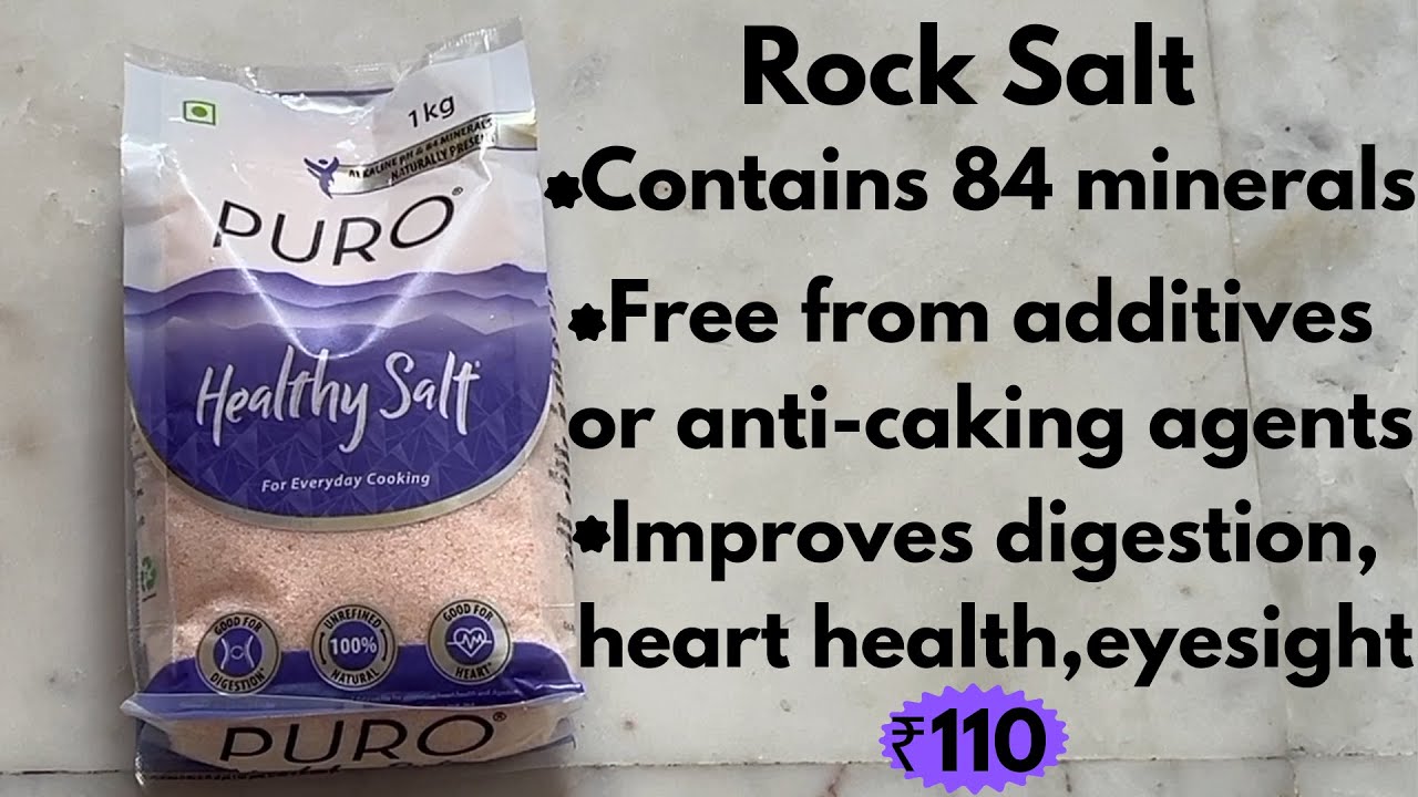 Rock Salt from the Himalayas: Is Puro Healthy Salt Worth It? - YouTube
