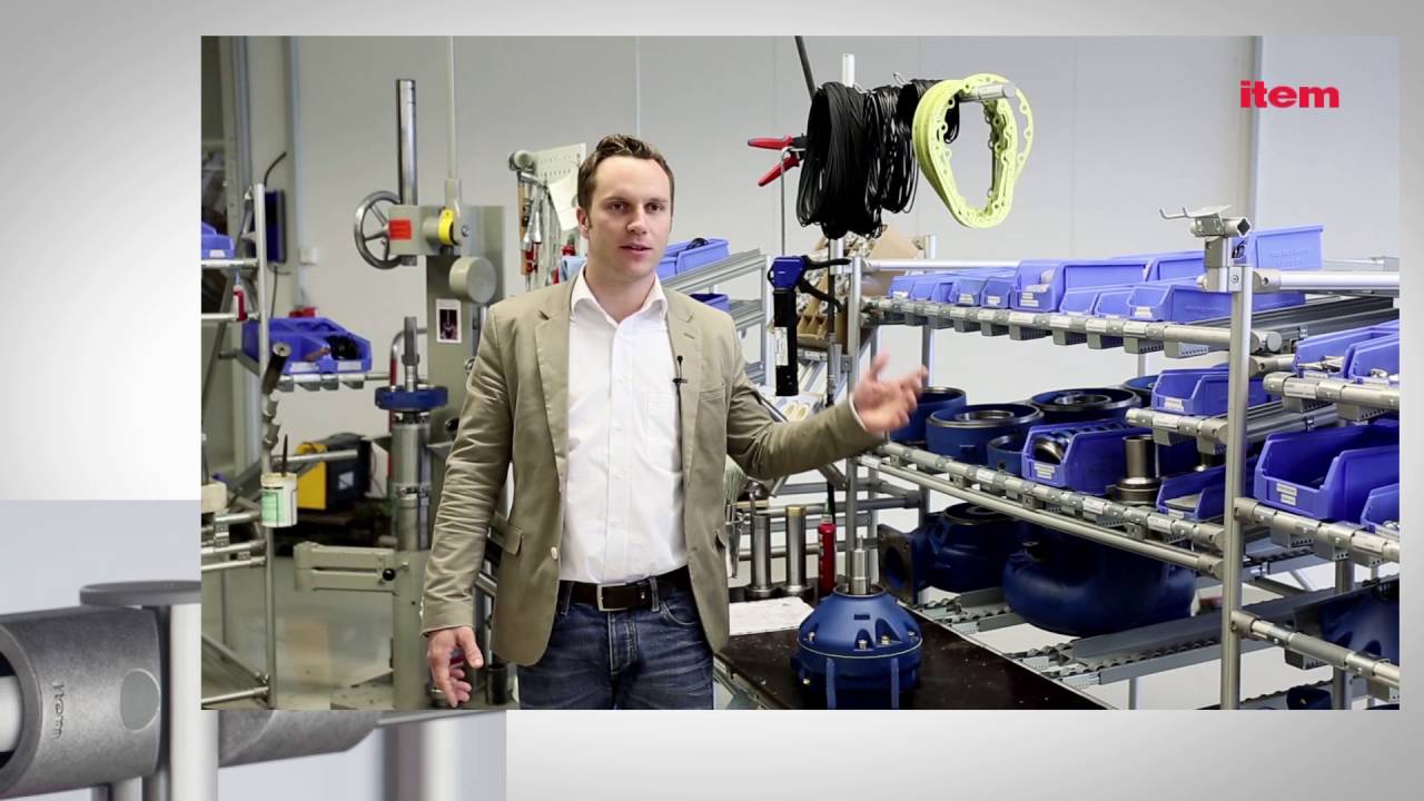 Profile Tube System D30: Lean production with item - YouTube