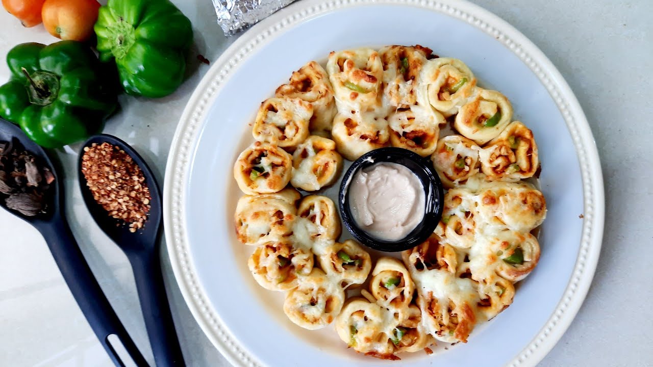 mini roll pizza//pizza recipe//chicken roll pizza by sweet and Savory ...
