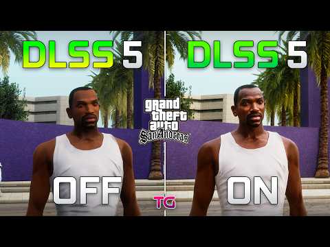 DLSS 5 ON RTX 3000/4000 Series | Graphics & FPS Comparison in GTA San Andreas