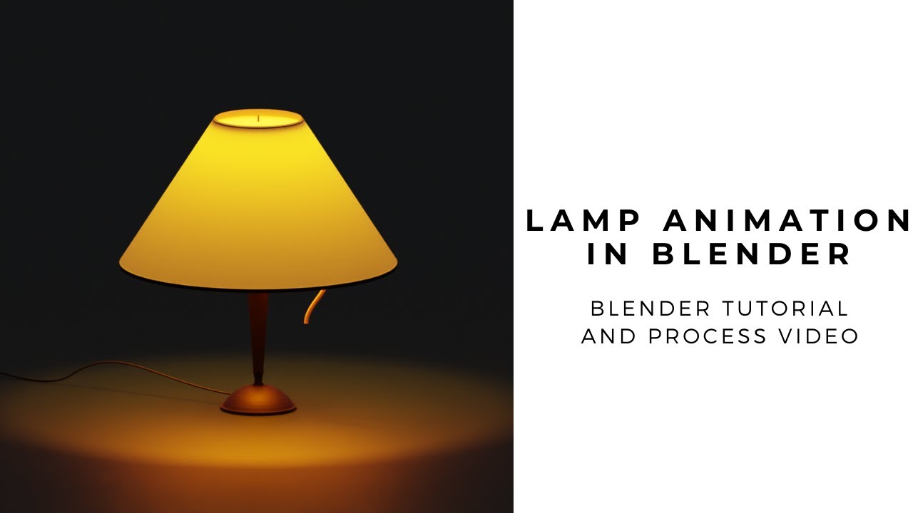 Basic Lamp Animation for beginners | Blender Tutorial 2.8 | Process ...