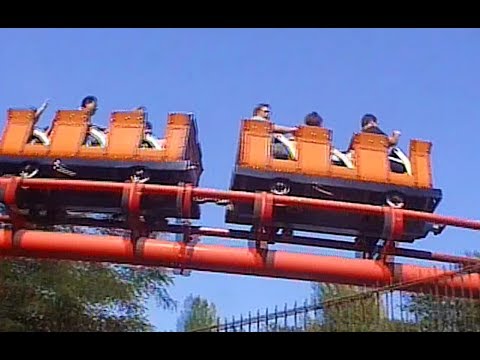 Canyon Blaster (Off-ride Footage) - Great Escape Theme Park - YouTube