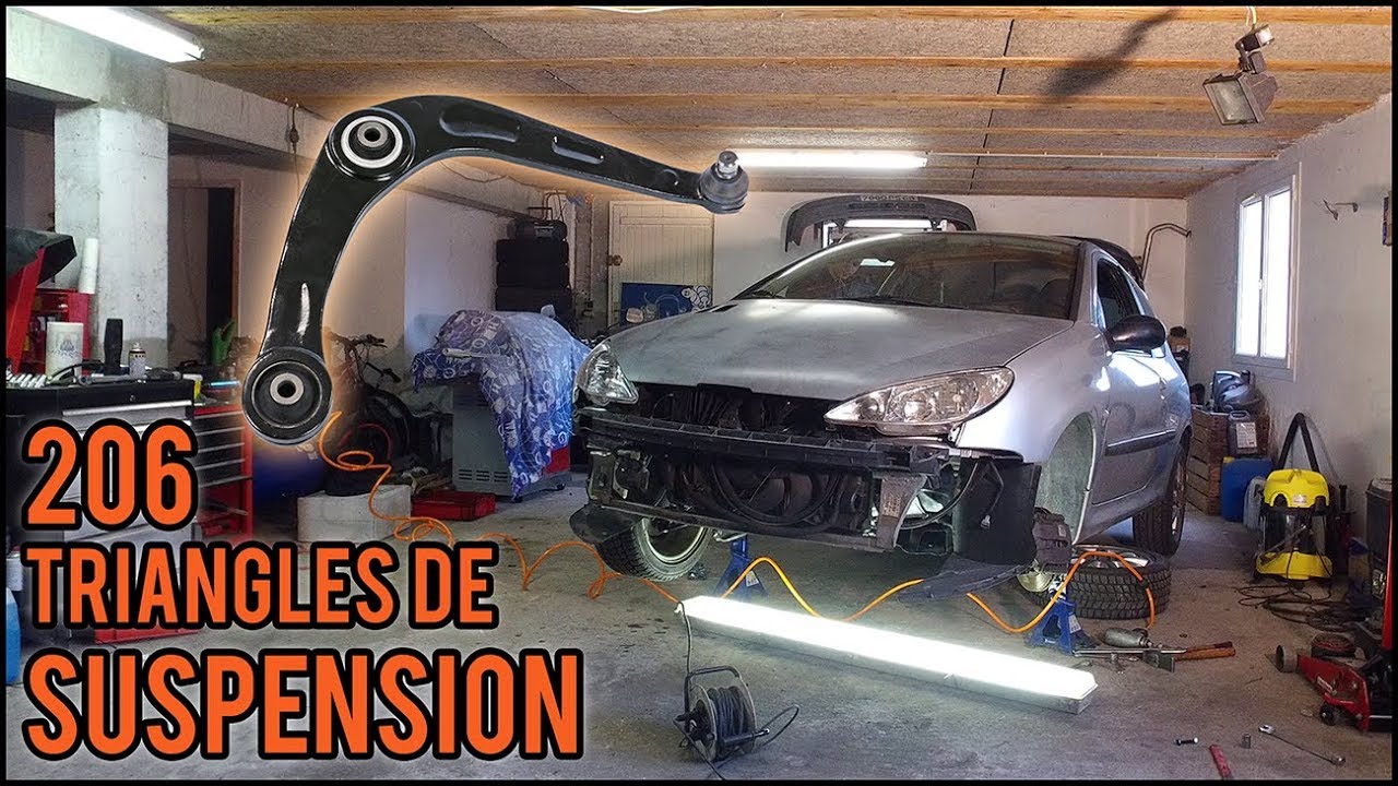 [Peugeot 206] EP6 - Triangles de suspension avant - YouTube