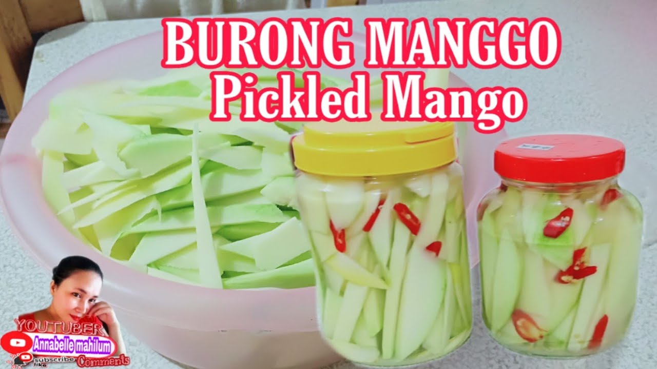 BURONG MANGGO Pickled Mango/green mango recipe#viralvideo#viral#manggo# ...