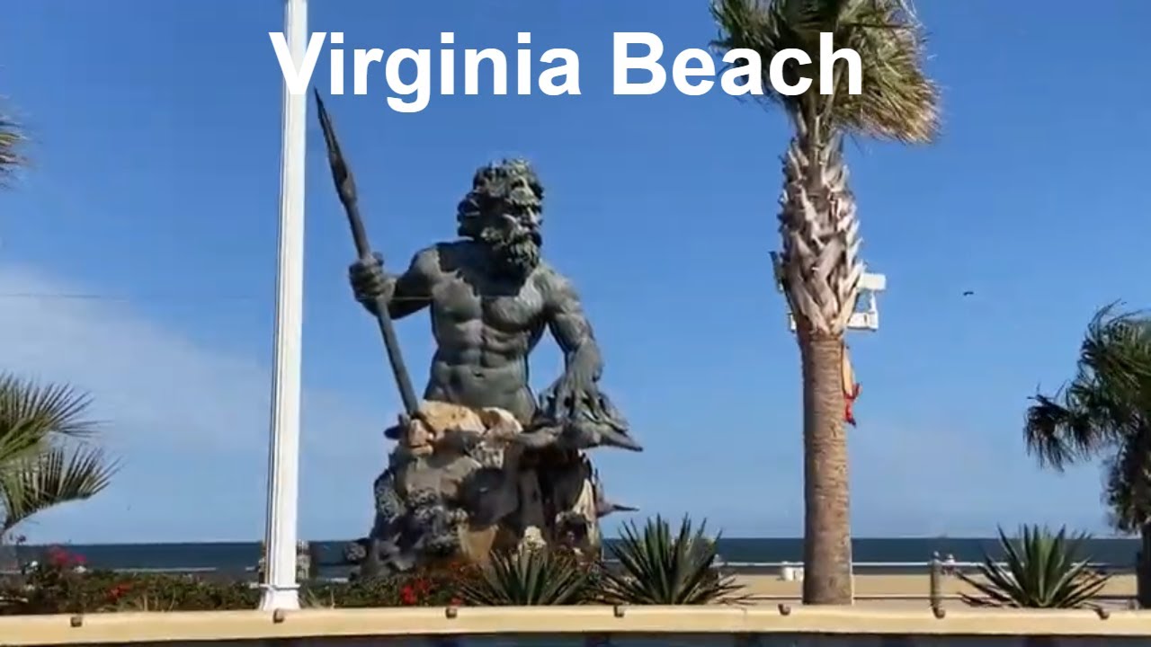 Virginia Beach Boardwalk Oceanfront [4K] Walking Tour - YouTube