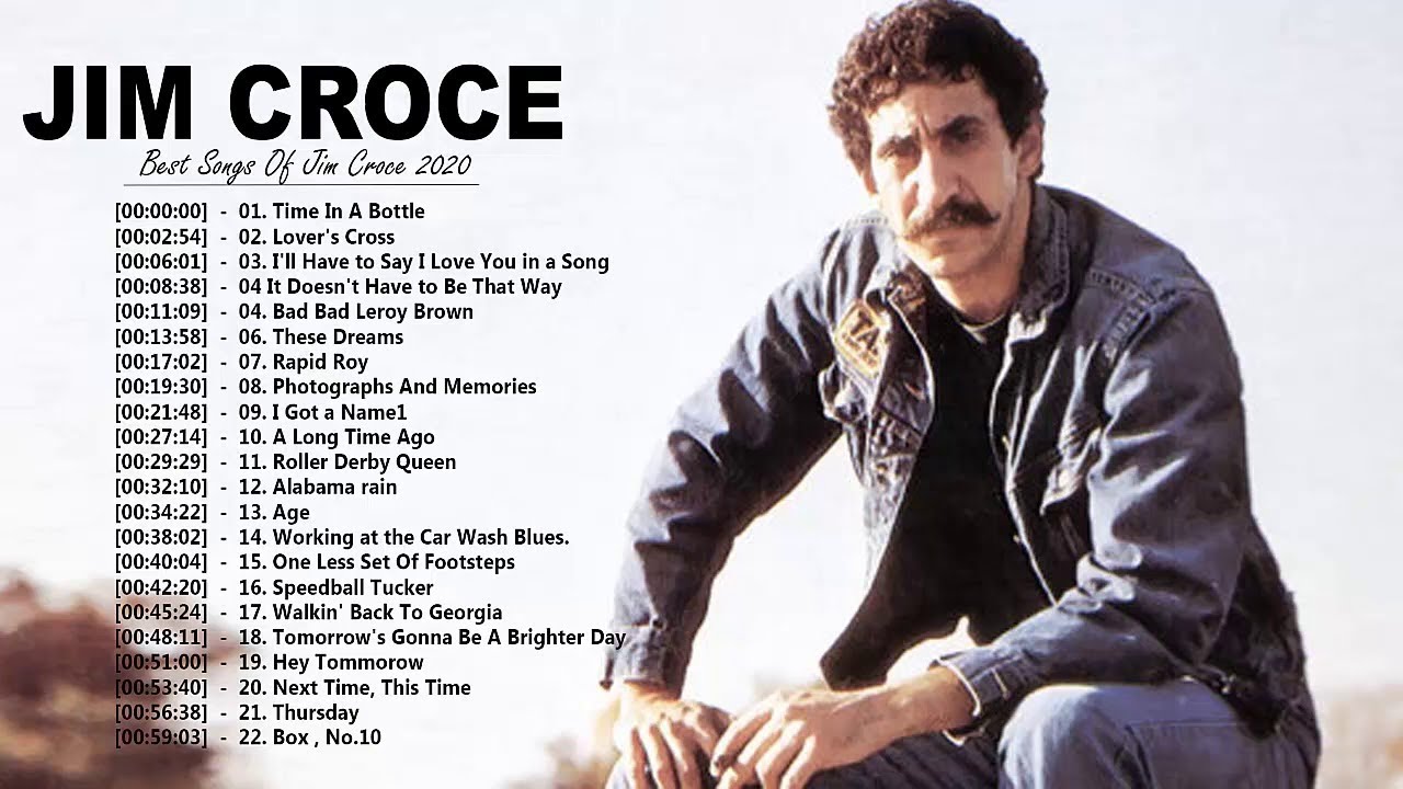 Jim Croce Greatest Hits Full Album - Jim Croce Best Songs - Jim Croce ...