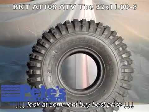 BKT AT108 ATV Tire 22x11 00 8 - YouTube