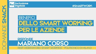 Quali sono i principali benefici dello Smart Working per le aziende?