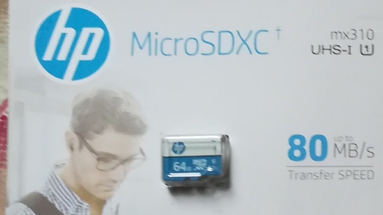 Hp 64 gb Memory Card Unboxing and review - YouTube