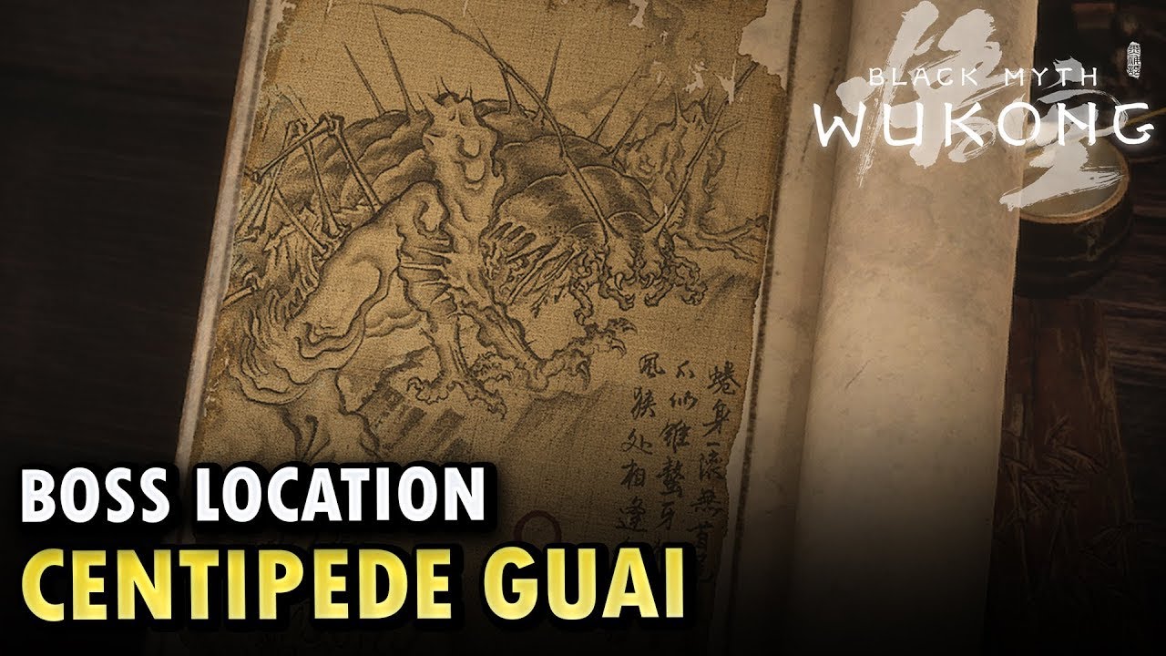 Centipede Guai Boss Locations Black Myth Wukong - YouTube