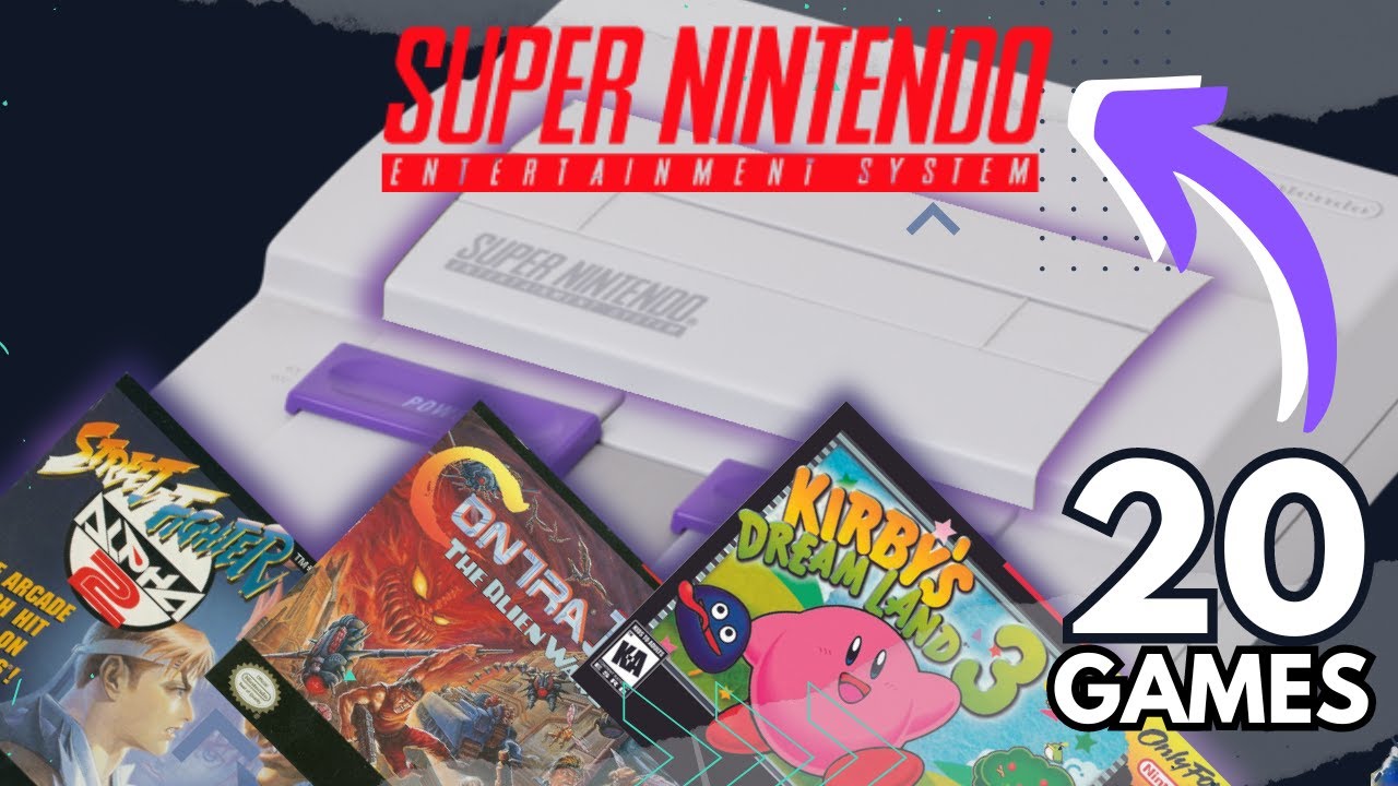🟢🔵🟡🔴 20 SNES games with the 🏆 BEST GRAPHICS | The 16-BIT FINEST - YouTube
