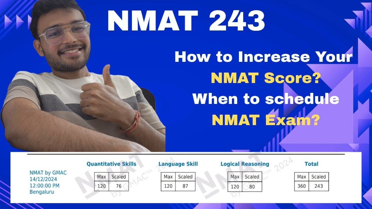 NMAT Results 243 Score | How to Boost Your NMAT Score | CAT, NMAT ...