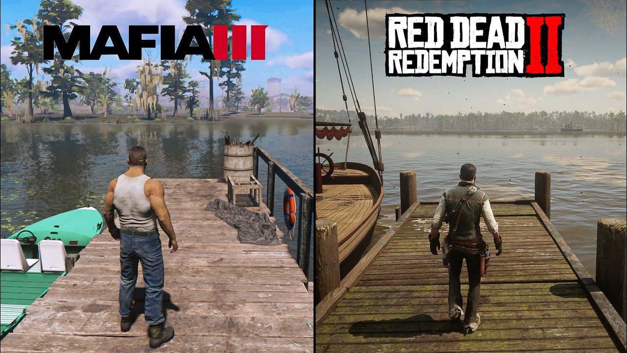 Mafia 3 vs Red Dead Redemption 2 - Physics and Details Comparison - YouTube