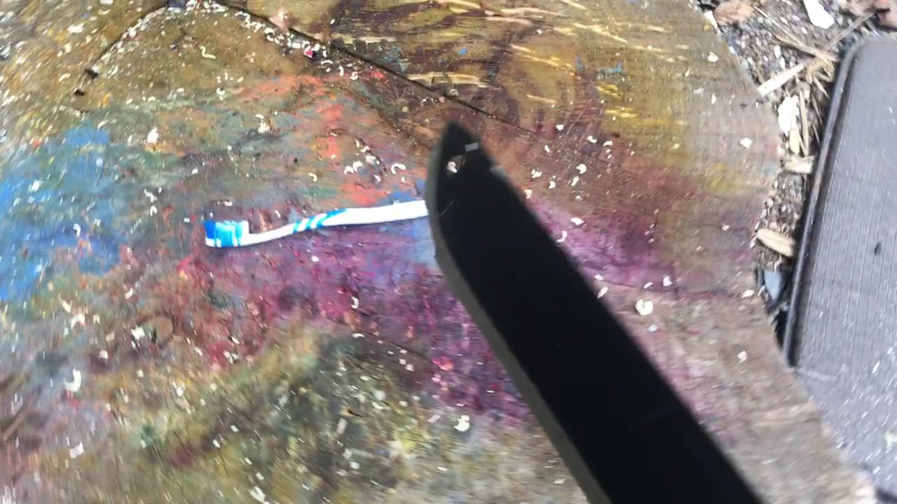 Is This Toothbrush Giving You A Problem? Swords Will Fix it - YouTube