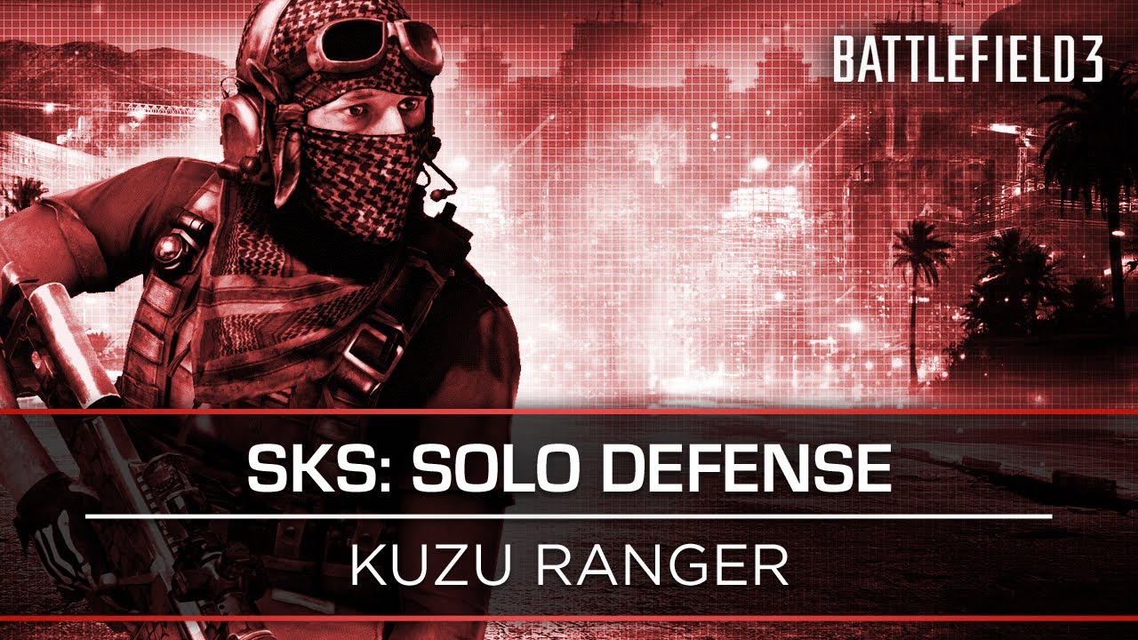 Battlefield 3 [SKS: Solo Defense] 28-2 Recon Tactics & Strategy - YouTube