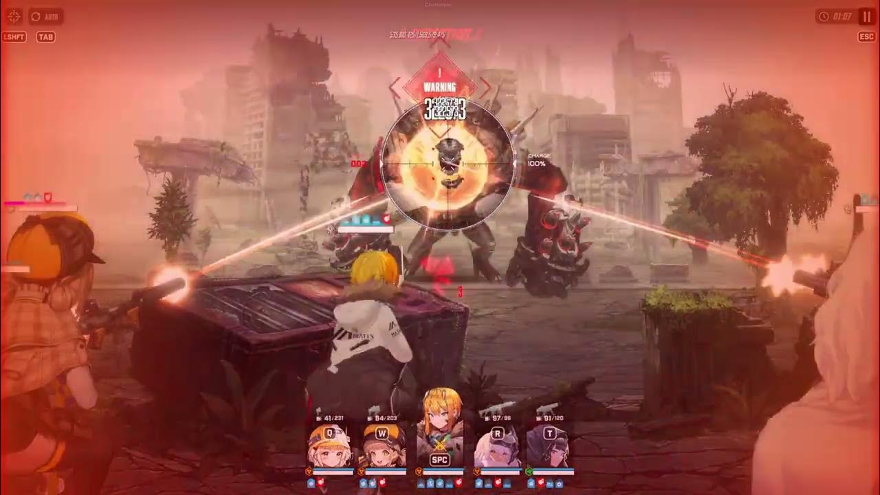 [NIKKE] Union Raid SS7 - Chatterbox S10 SW One Shot - YouTube